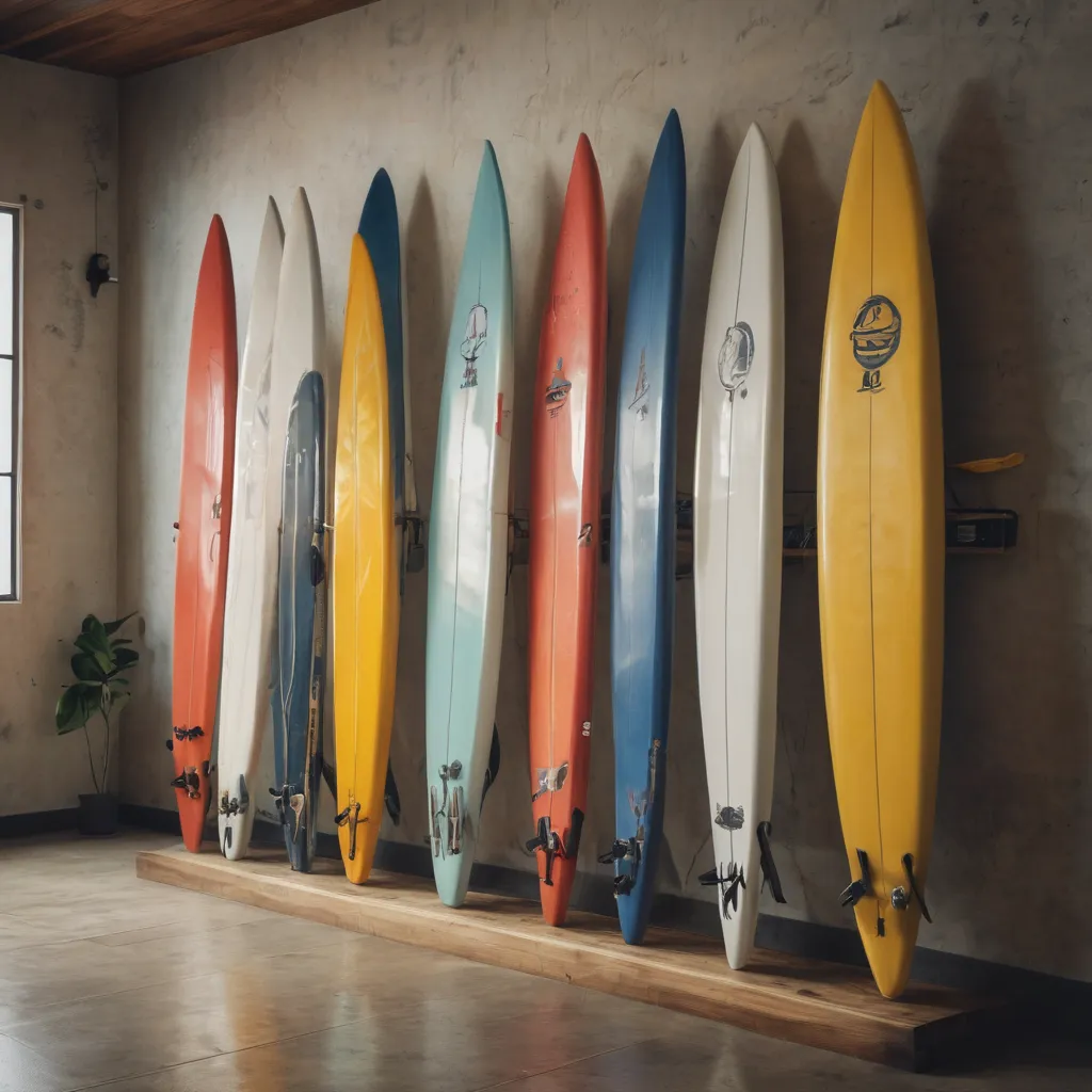 Maximizing Space and Style with Surfboard Wall Racks